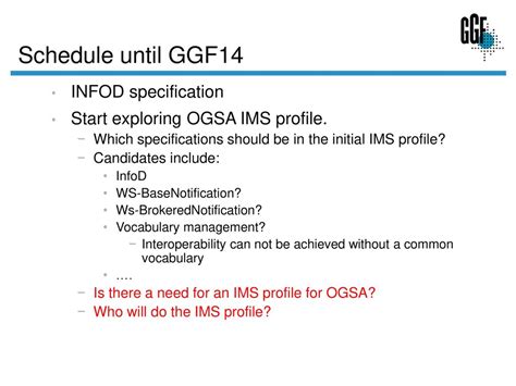 Ogsa Information Management Services Status Ppt Download