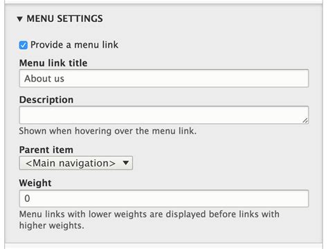Build A Blog In Drupal 8 Create And Manage Menus Webwash