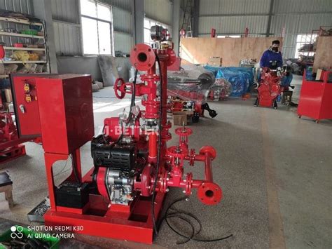 50gpm 6bar Ed Fire Pump Set Test Video Better Technology Co Ltd