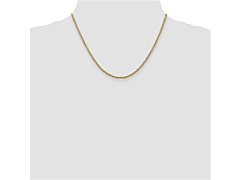 14k Yellow Gold 225mm Parisian Wheat Chain 18 Inches Vg110b Jtv