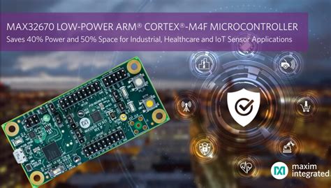 Low Power Arm Cortex M4 Mcu Carries Floating Point Unit Ecc