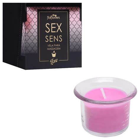Vela Sex Sens Massagem Aromática 20g Hot Flowers Gall