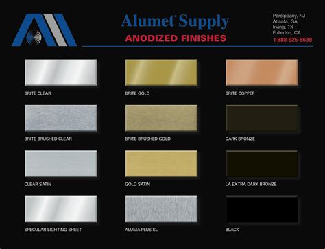 Anodized Aluminum Color Chart Anodized Aluminum Table Legs With Square