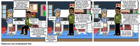 Fractions Division Storyboard By Befda551