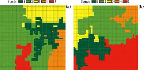 Spatial Layout Of Fmus Using The Mean Shift Algorithm With 2304 Cells A