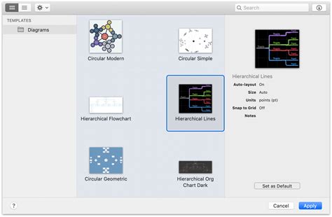 Omnigraffle 7 Reference Manual For Macos Using Templates And Diagram