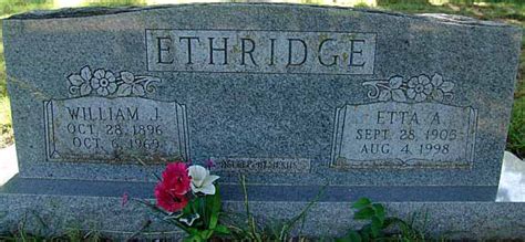 Etta Amanda Martin Ethridge 1903 1998 Find A Grave Memorial