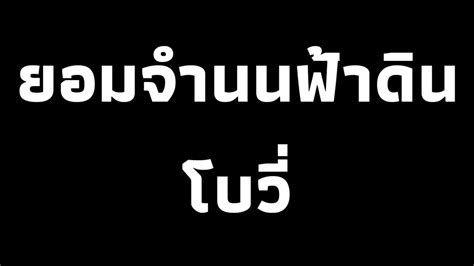 ยอมจำนนฟ้าดิน โบวี่ Youtube