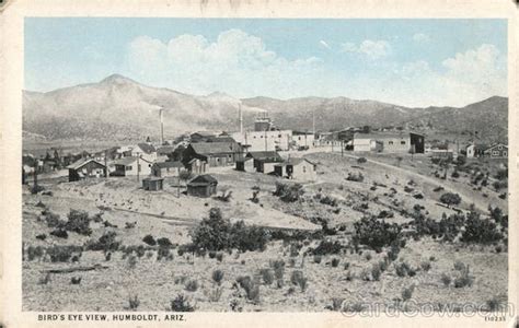 Birds Eye View Humboldt Az Postcard