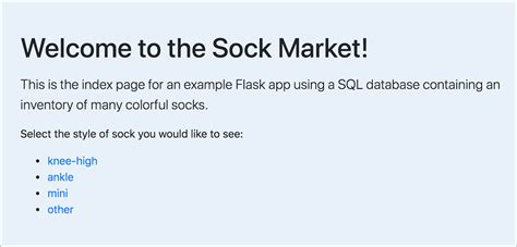Flask Read From A Database — Python Beginners Documentation