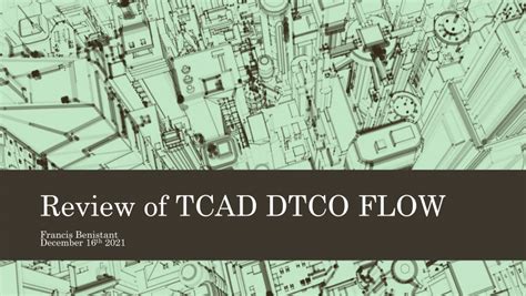 Pdf Review Of Tcad Dtco Flow