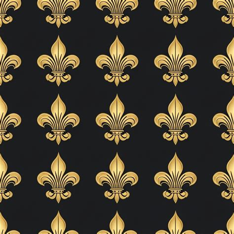 Luxurious Gold Fleur De Lis Monogram Design On Off White Background Monogram Playground
