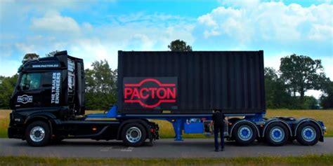 B Double Container Chassis Pacton Trailers Bv