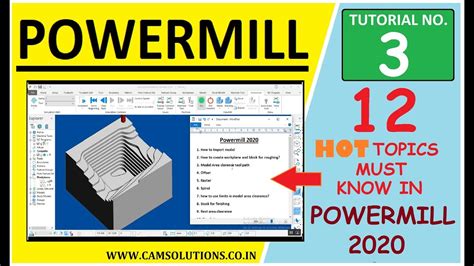Delcam Powermill 2020 Hindi Tutorials How To Use Postprocessor In Powermill For Cnc Nc