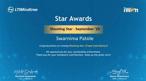 Swarnima Patole On Linkedin Iwin Annualawards Nexi 15 Comments