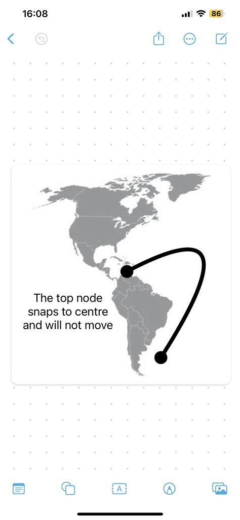 Iphone Apple Freeform App Stop Geometry Snapping To Centre Ask Different