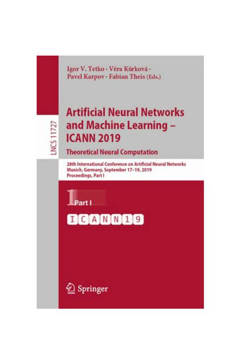 Pdf Artificial Neural Networks And Machine Learning Icann 2019