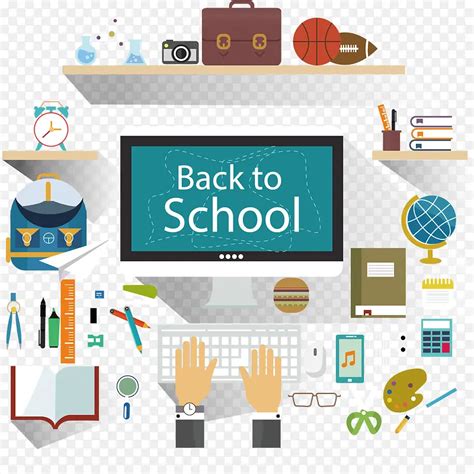 回到学校信息与学习工具png图片素材下载图片编号7838861 Png素材网