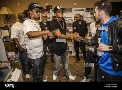 Curtis Young Son Of Dr Dre Visits Dj Quik Backstage Before His Show