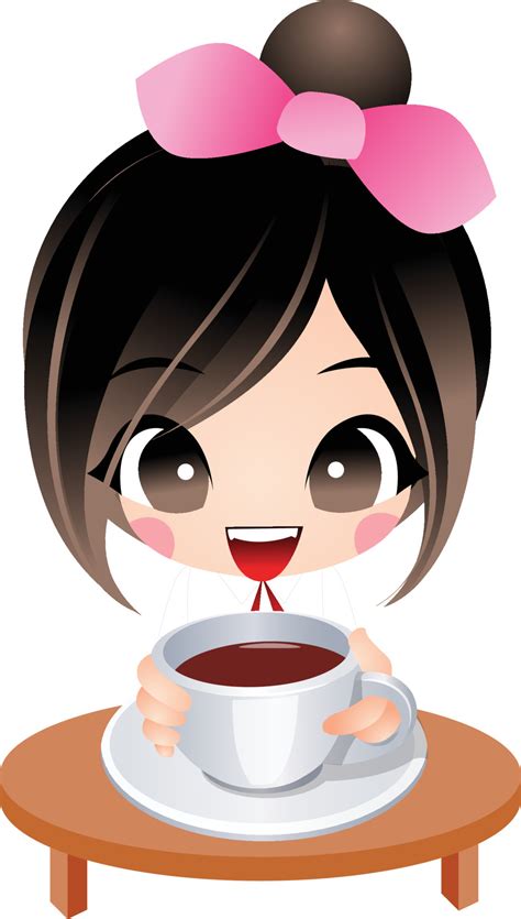 Drinking Coffee Cartoon