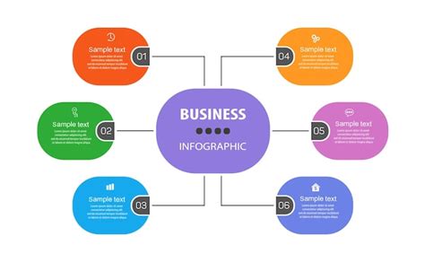 Premium Vector Business Infographic Vector Design Template With 6 Options