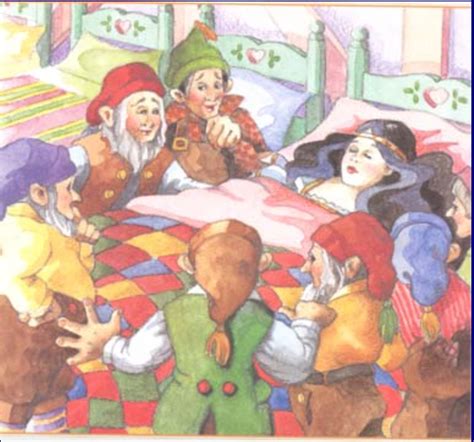 Snow White Sleeping Painting