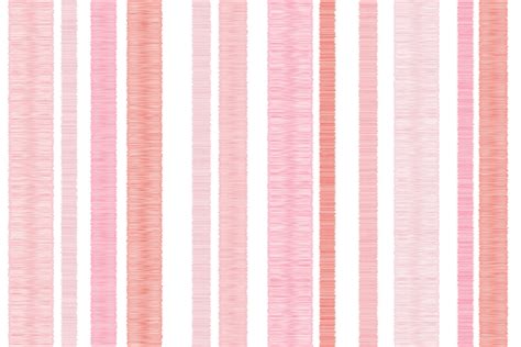 Seamless Vector Ikat White Pink Background Fabric Pattern Stripe Unbalance Stripe Patterns Cute