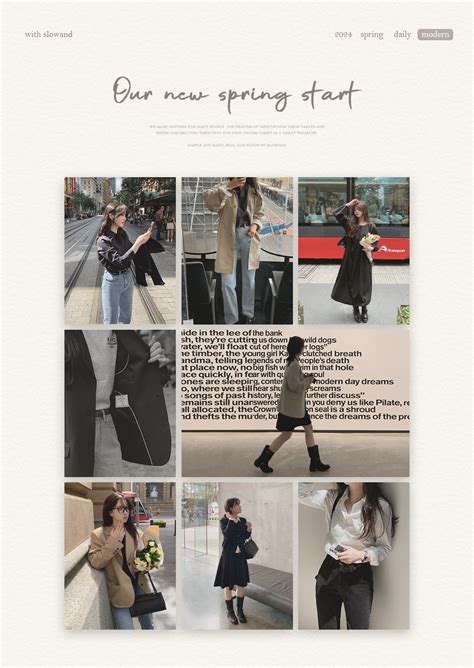 슬로우앤드 Slowmade 스프링 데일리 인포켓자켓 4 Color