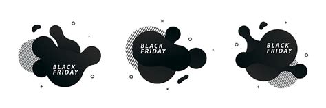 벡터 유체 고립 추상 기하학적 블랙 프라이데이 그라데이션 모양 현대 웹 사이트 및 흰색 배경에 그래픽 디자인 동적 구성 및 판매 휴일의 개념 로고에 대한 스톡 벡터 아트 및