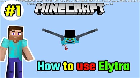 Minecraft Pe How To Use Elytra How To Fly From Ground Mcpe