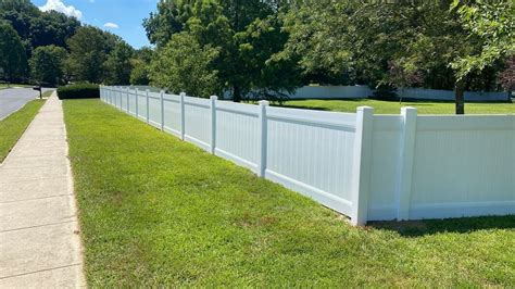 White Vinyl Fences Handj Fence Supply Company