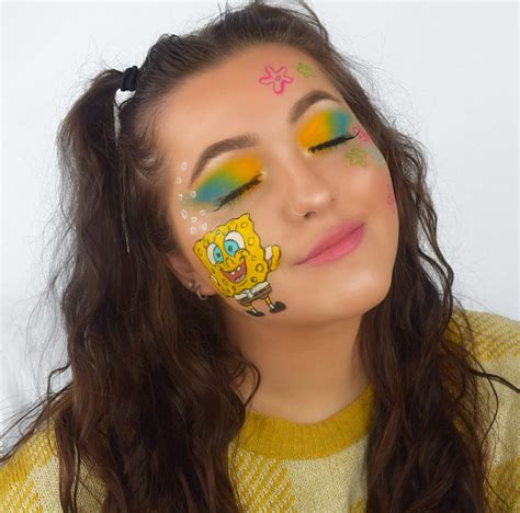 Spongebob Inspired Makeup Look
