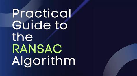In Depth Guide To Random Sample Consensus Ransac In Python