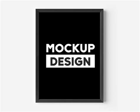 Premium Psd Wall Frame Minimal Mockup Premium Psd Wall Frame Minimal Mockup
