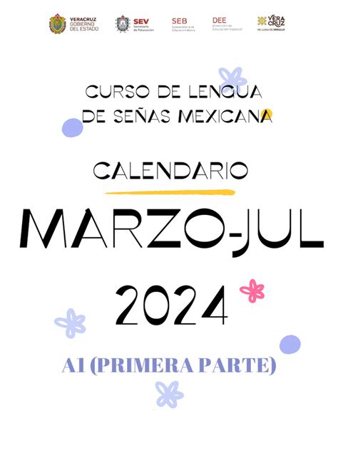 A1 Primera Parte Curso Lsm Marzo Jul 2024 Pdf