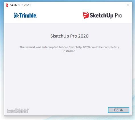 SketchUp 2020 Installation Problem Technical Problems SketchUp Community
