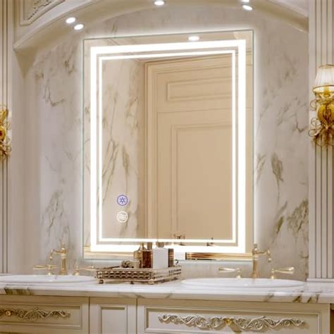 Panana Led Bathroom Mirror With Lights 20x28inch