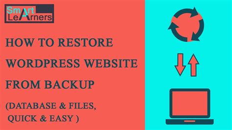 How To Restore Wordpress Site Files Folders And Database Manually Youtube