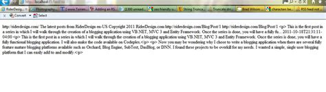 Mvc Rss Feed Not Rendering Properly Using Mvc 3 Stack