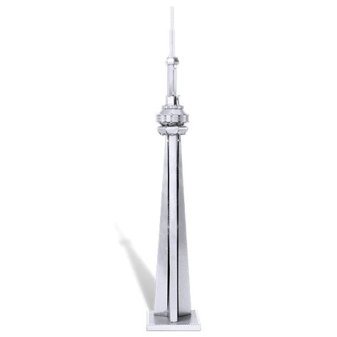 Metal Earth 3d Cn Tower Model Owls Hollow Toys And Games