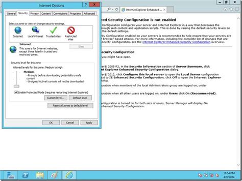 How To Modify The Security Settings In Internet Explorer On Windows Server 2012 Sharepoint Pals
