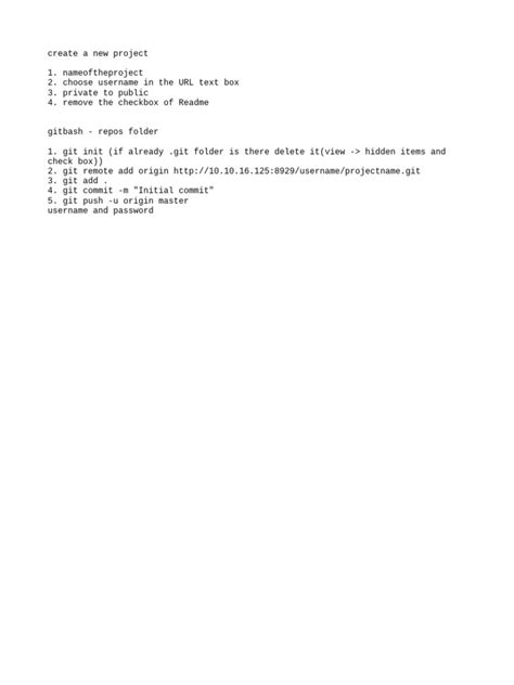Gitlab Steps Pdf
