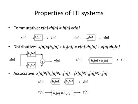 ppt properties of lti systems powerpoint presentation free download