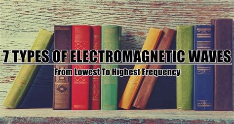 7 Types Of Electromagnetic Waves From Lowest To Highest Frequency