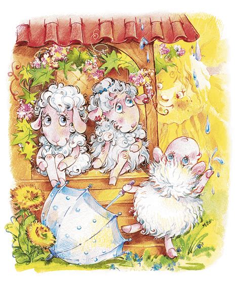 ОВЕЧКИ НА КРЫЛЕЧКЕ Сидели на крылечке Три грустные овечки Сидели и вздыхали Овечки на крылечке