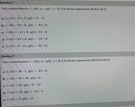 Solved Question S Find A Parametrization R Rt Y Yt