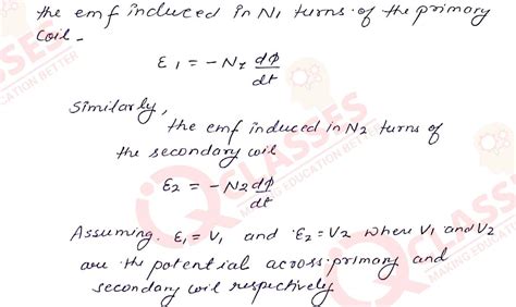 Class 12 Isc Physics Important Notes Chapter Alternating Current