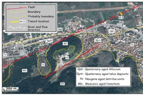 Detailed Geological Map Of The Study Area On Google Map Download Scientific Diagram