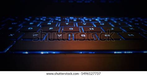 Hp Laptop Backlit Keyboard Stock Photo 1496127737 Shutterstock