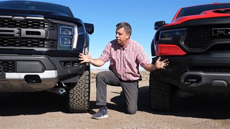 Tfl Compares The 2021 Ford F 150 Raptor 37 To The Ram 1500 Trx